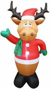 Надувная фигура новогодний олень (с подсветкой), 1.2 м, Peha Magic IF-10310