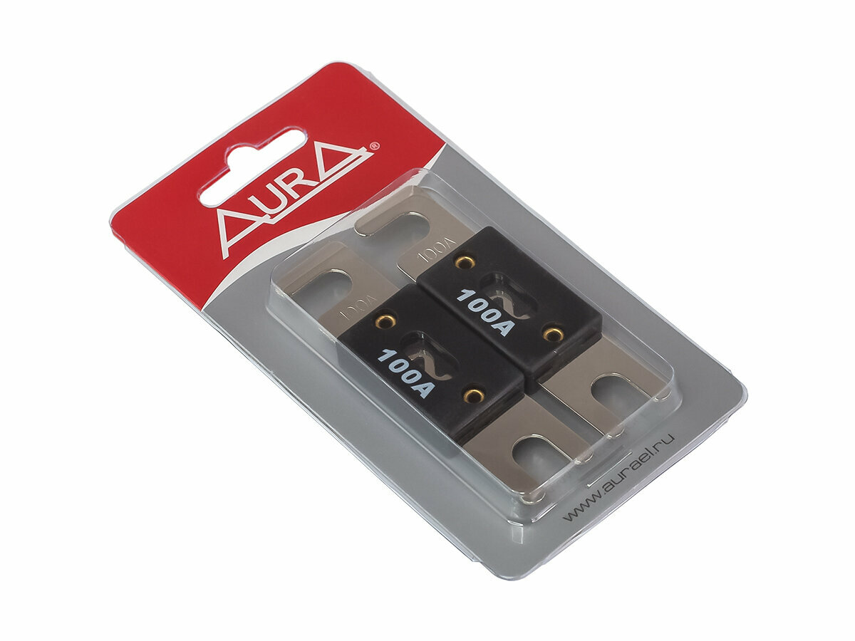 Предохранители Aura FAL-N101 ANL, никелированные, 100 A, 2 шт