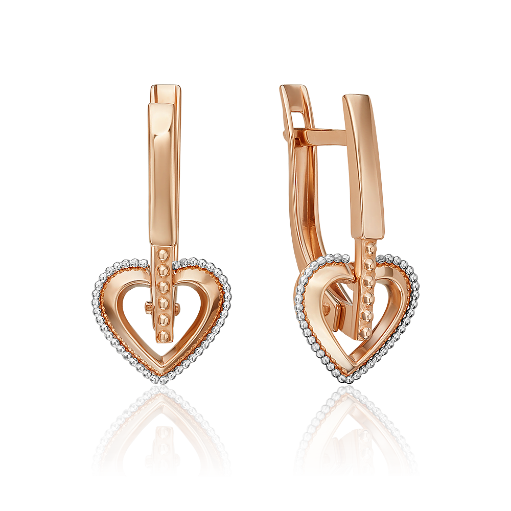 Серьги, золото, 585 проба