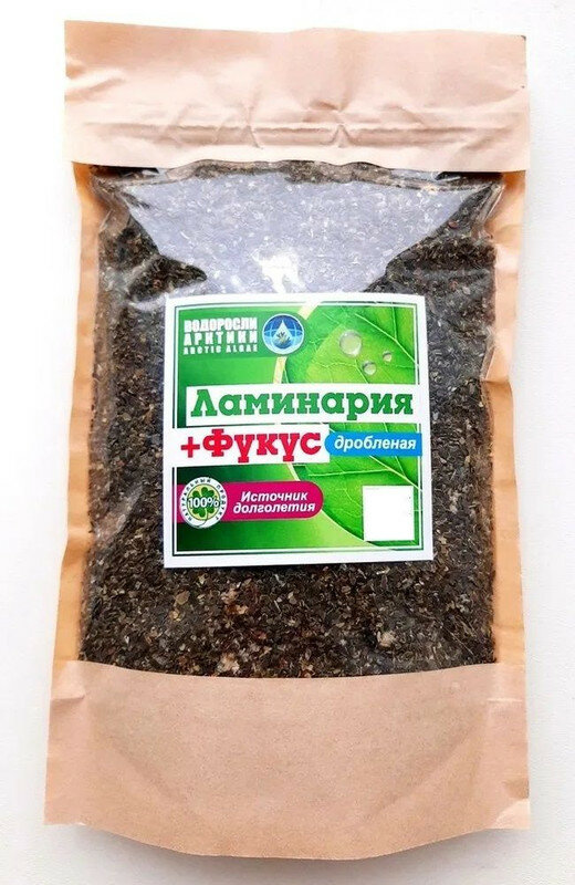 Ламинария + фукус "Дары Белого моря" дробленые, келп, 60 г