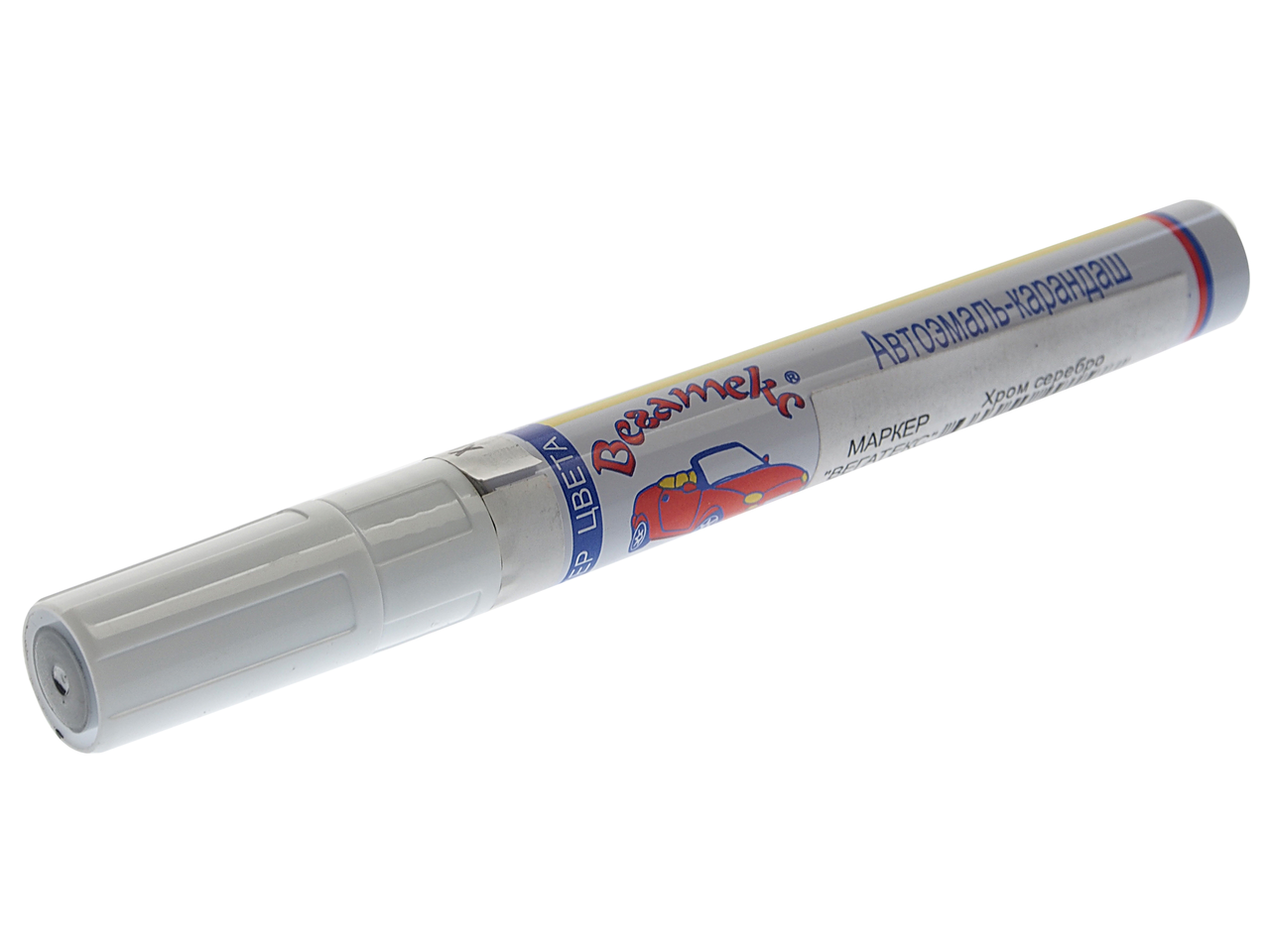 Карандаш-Эмаль Вегатекс, для колесных дисков, серебро, 12 мл