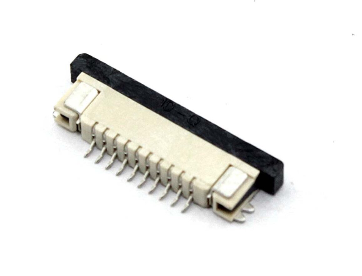 Разъем FPC Half Coverage Bottom Contact 0.8K-BX-10PWB 10 pin высота 2мм шаг 0,8мм