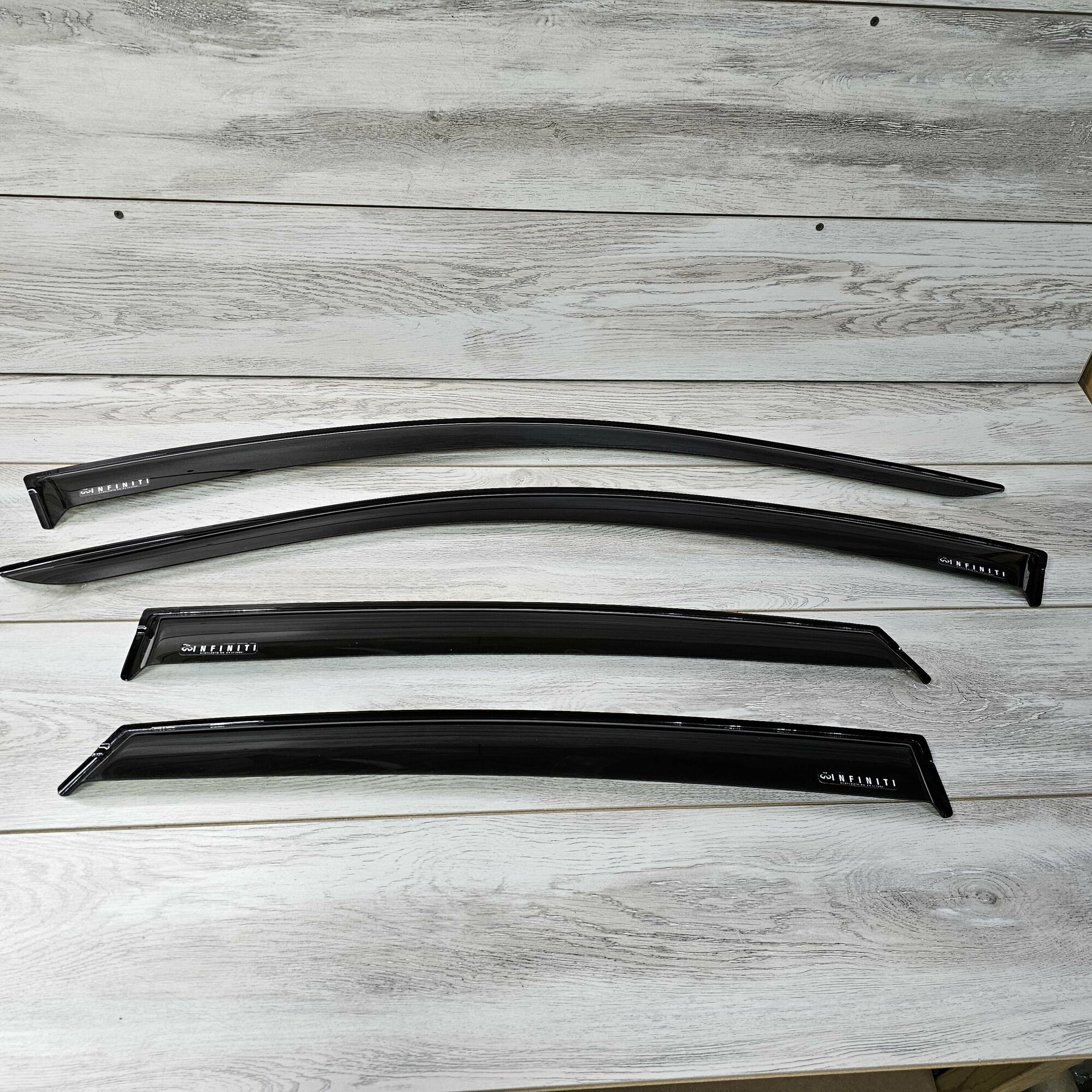 Дефлекторы (ветровики) окон к Infiniti EX 35 2008-2013 (Инфинити)