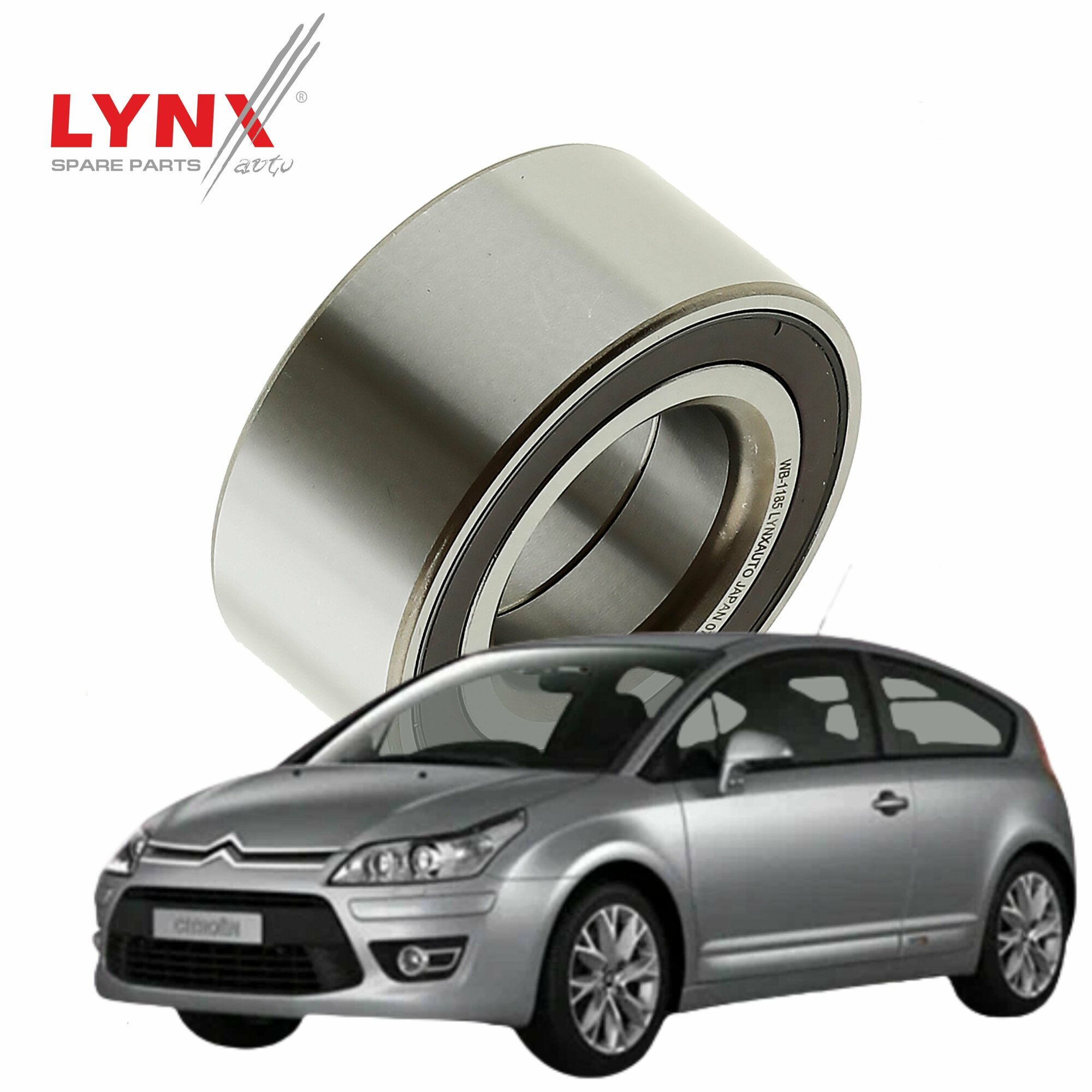 Подшипник ступицы Citroen C4 (1) / Ситроен С4 1993 1994 1995 1996 1997 1998 1999 2000 / передний, 1 шт LYNXauto