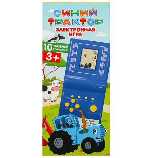 Электронная логическая игра ТМ Играем Вместе "Синий Трактор", 7х14,5х2см D22605-R12