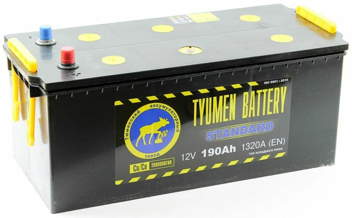 Аккумуляторная батарея TYUMEN BATTERY Тюмень standard 6ст -190 l (TNS190(4.0)) черный