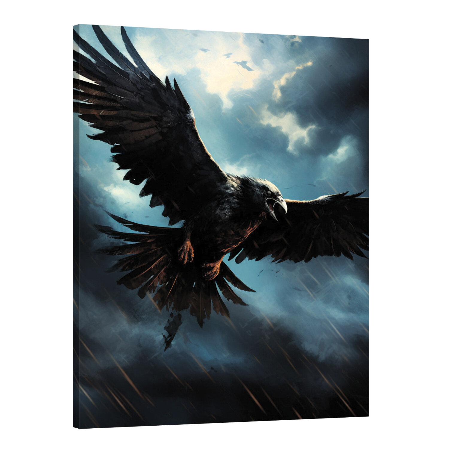 Интерьерная картина 50х70 "Вороний полет"