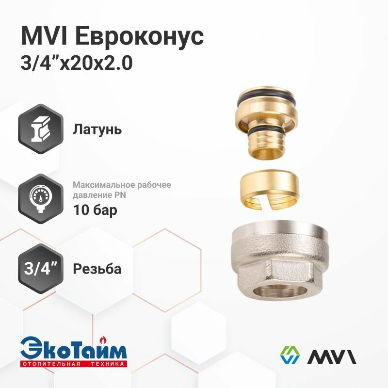 MVI Евроконус 3/4х20х2.0