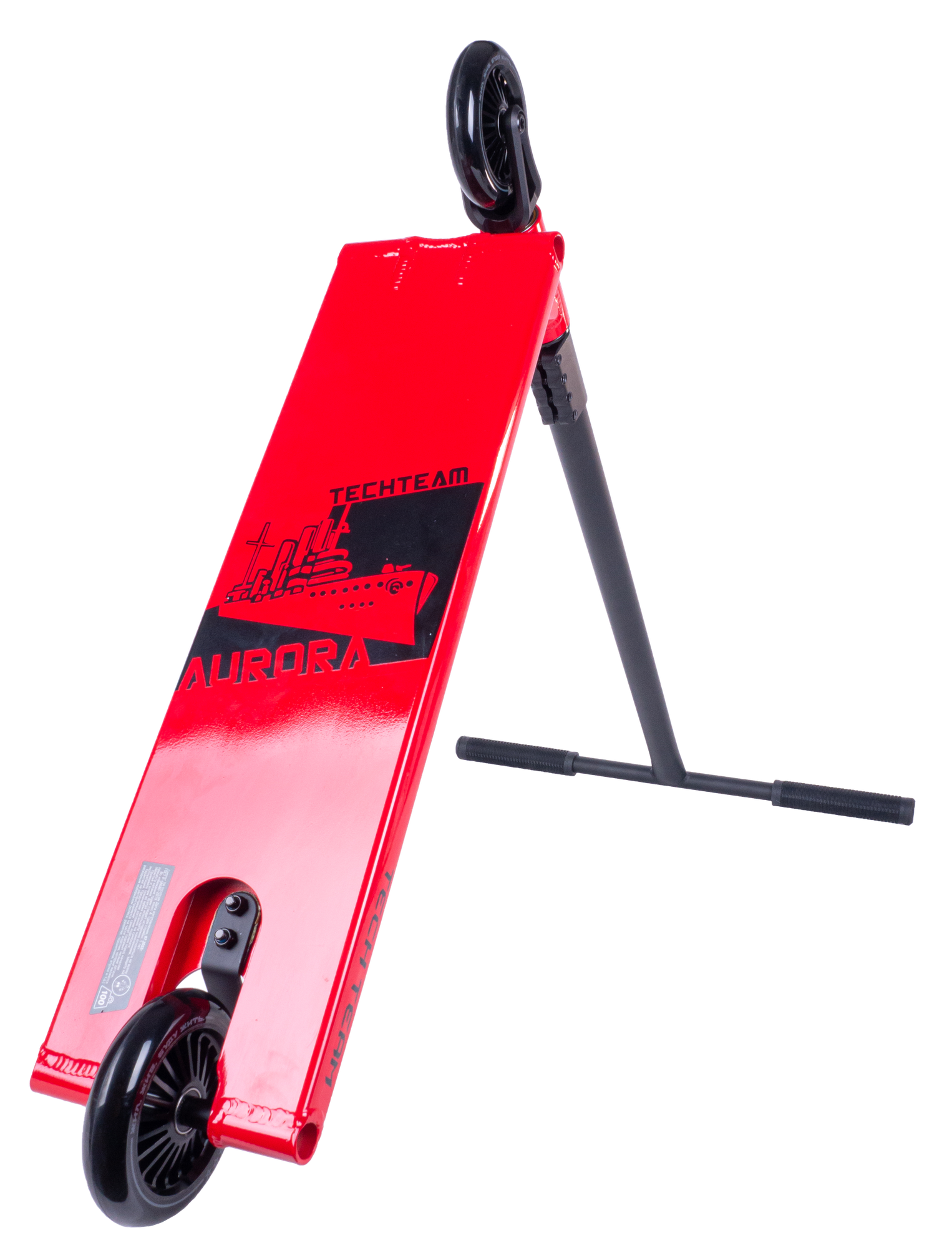 Трюковой самокат Tech Team, Aurora Red, для роста 170-180 см