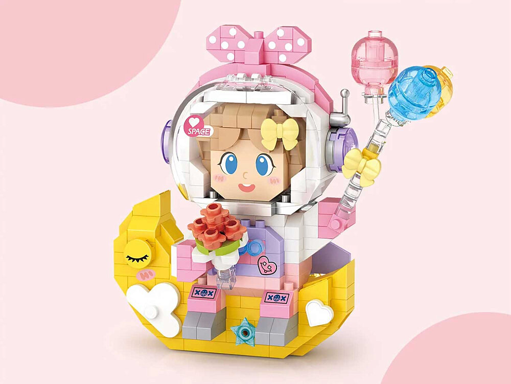 Конструктор LOZ 8828_MK Конструктор Девочка-астронавт 2.0