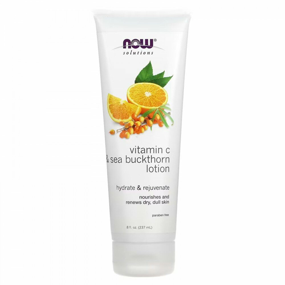 NOW Foods, Solutions, лосьон с витамином C и облепихой, 237 мл (8 жидк. унций)