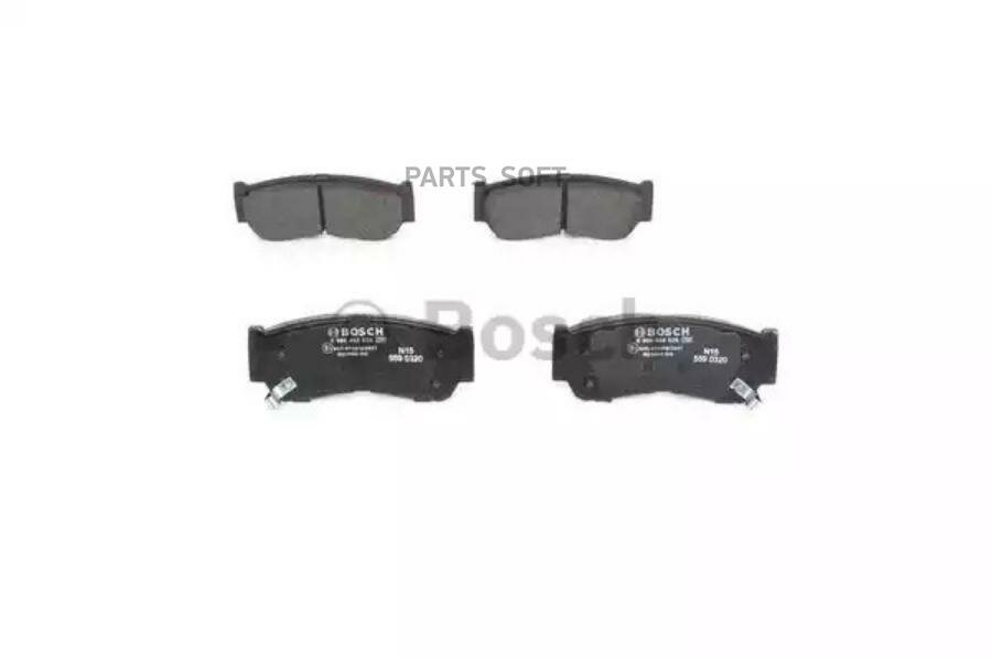 Дисковые Колодки Задние Bosch ( оригинальная деталь ) 0 986 494 628, комплект