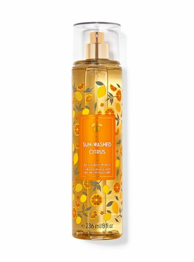 Bath and Body Works cпрей для тела , мист для тела SUN-WASHED CITRUS (236мл)