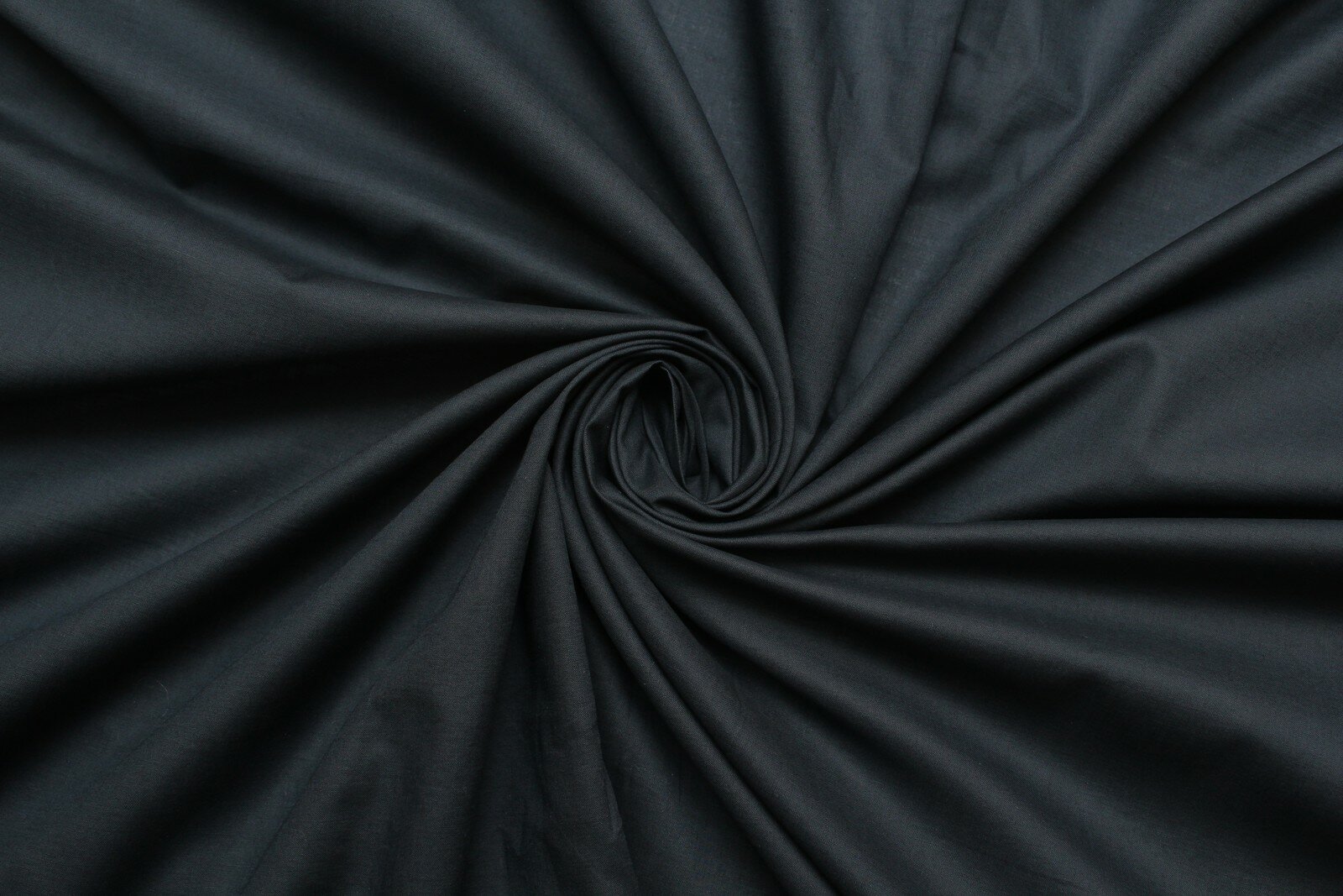 Ткань Хлопок-вуаль Zegna чёрно-синий с оттенком морской волны, ш144см, 0,5 м