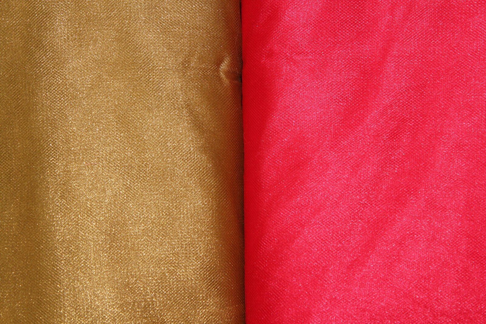 Ткань Фатин средней жесткости перламутр коричнево-горчичный светлый, ш145см, 0,5 м