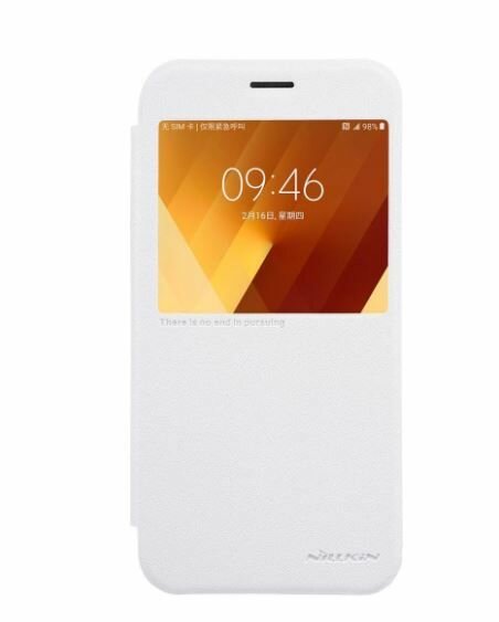 Чехол книжка для смартфона Nillkin QIN Series для Samsung Galaxy A7 2016/ A710F, белый