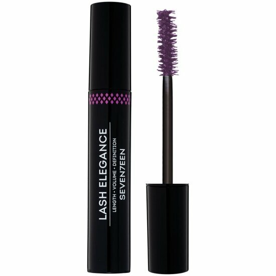 Тушь для ресниц Seventeen Lash elegance с эффектом накладных ресниц, тон шелковица