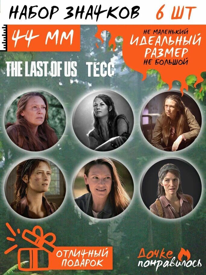Значки на рюкзак The Last of Us Тесс