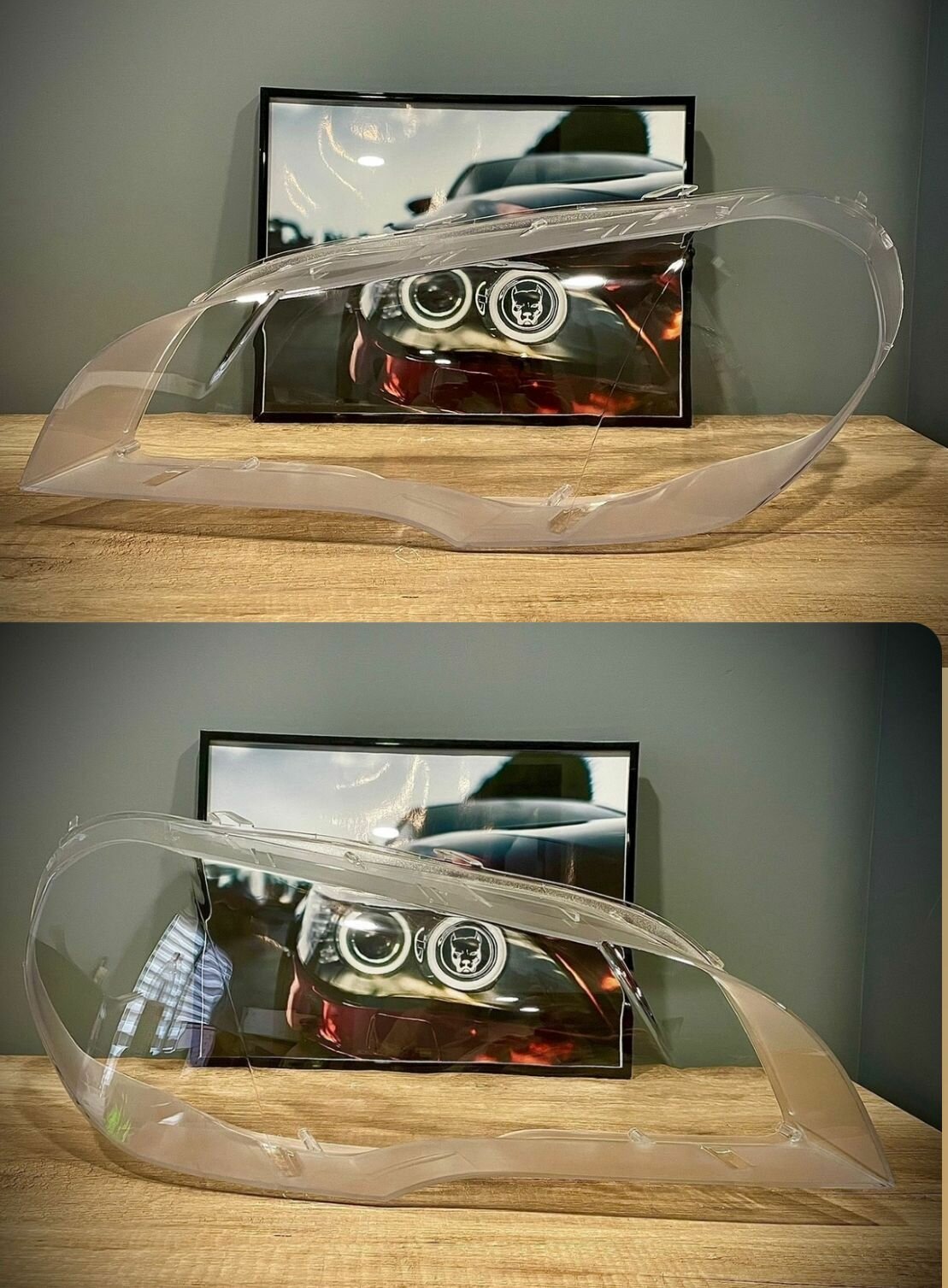 Стекло фары BMW X5 E70 2006-2013 (комплект) Новые Стекло фары Бмв Х5 Е70