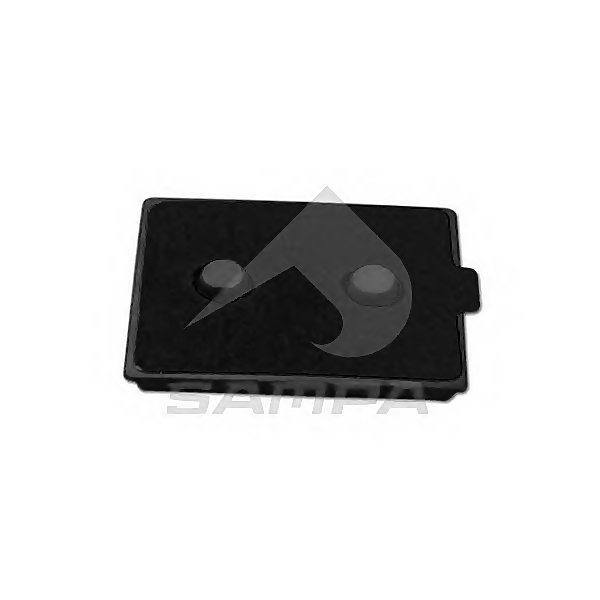 SAMPA 011.250 (011250_SA / 81434070109 / 81434070509) отбойник рессоры (мр) пластина 84x110x18\ mb, man