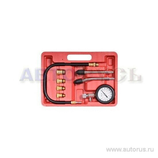 Компрессометр для бензиновых двигателей 8 предметов автоdело 40068