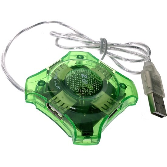 Разветвитель USB Espada Eh420, зеленый
