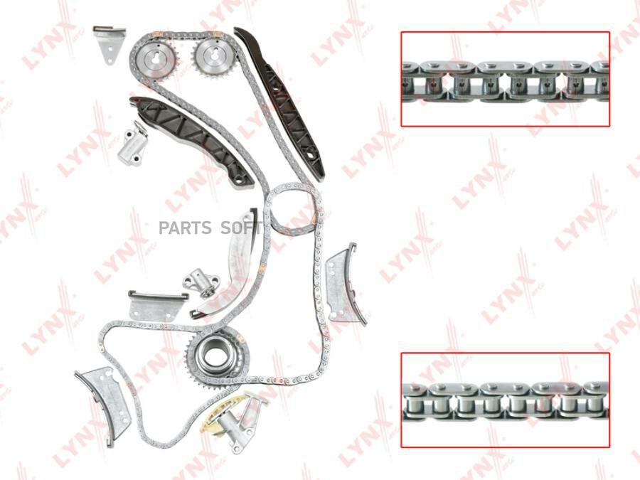 TK0021 LYNXAUTO Комплект цепи ГРМ