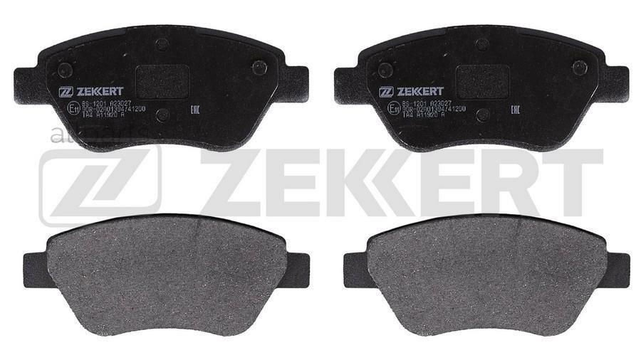 ZEKKERT BS-1201 Колодки торм. диск. передн. Fiat Idea (350_) 03- Lancia Musa (350_) 04-