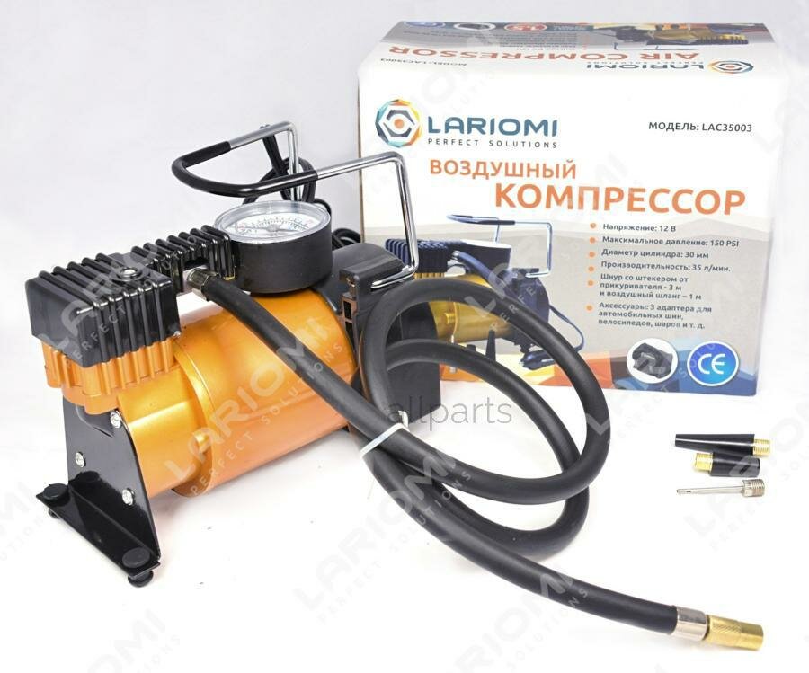 LARIOMI LAC35003 компрессор воздушный автомобильный 12V 150 PSI