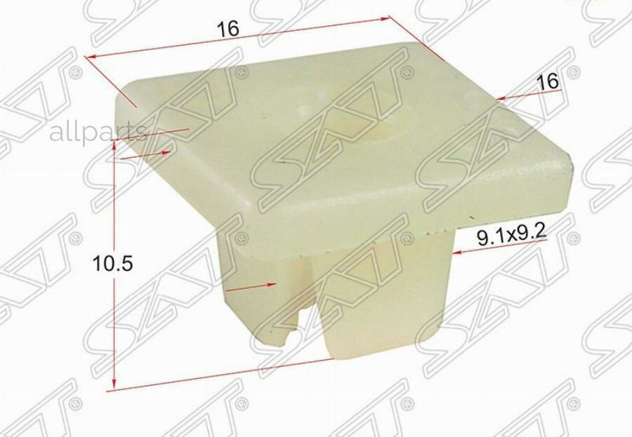 SAT ST-M10594 Клипса (крепления самореза HONDA (Продажа по 10шт))