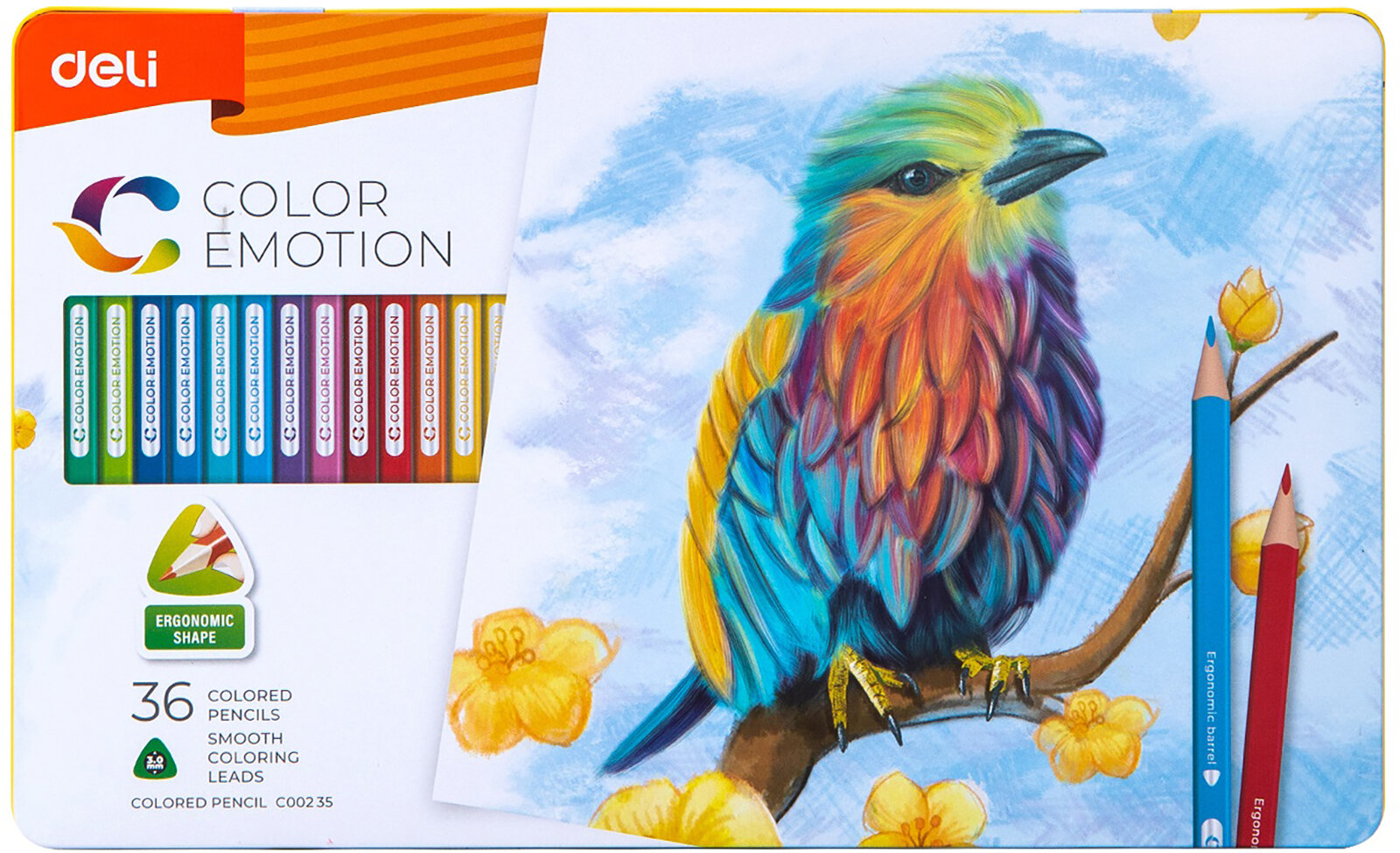 Карандаши 36 цветов Color Emotion липа (EC00235)
