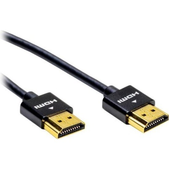 Кабель Filum HDMI(M)-HDMI(M) Pro, slim, ver.2.0b, медь, 2 м. черный (FL-CProSL-HM-HM-2M)