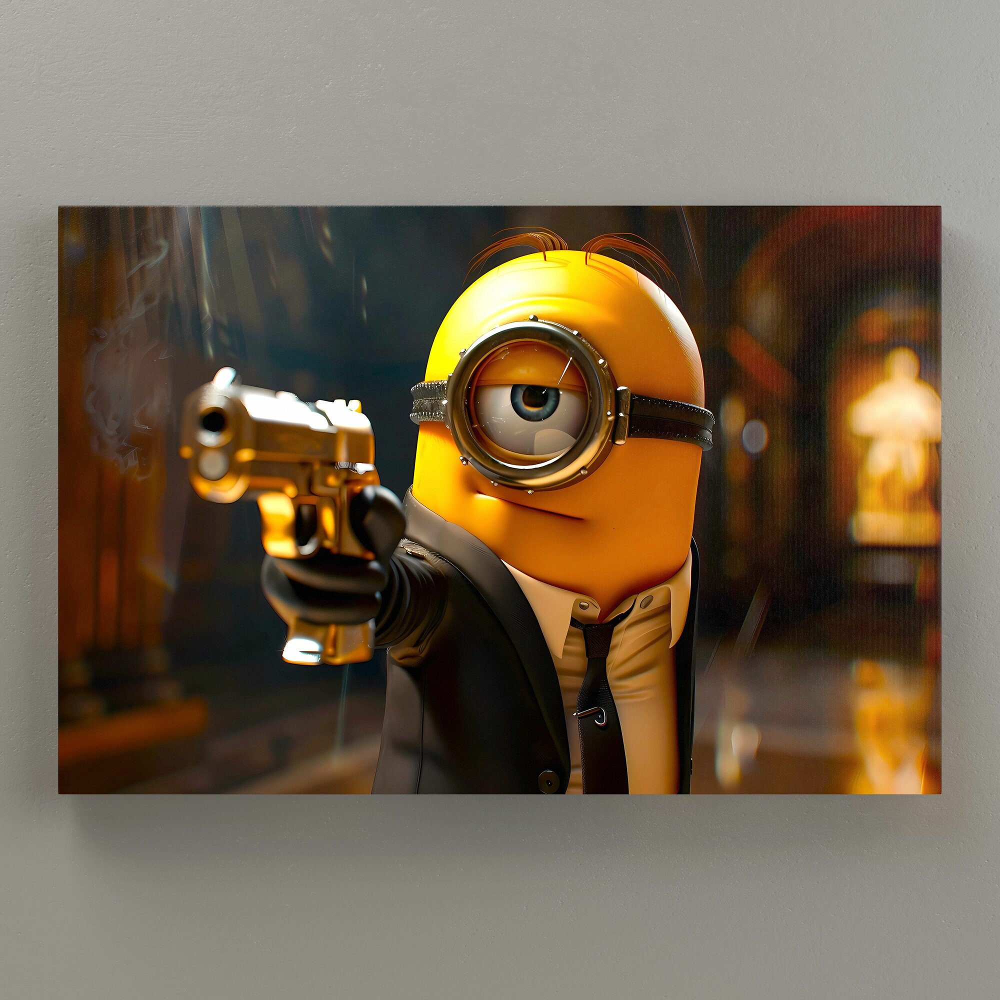 Картина на холсте 45 х 65 см. Миньон Бонд