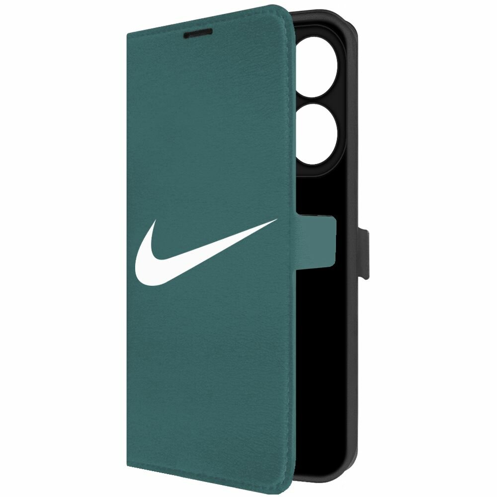 Чехол-книжка Krutoff Eco Book для TECNO Spark 20 Nike (Найк) (зелёный опал)