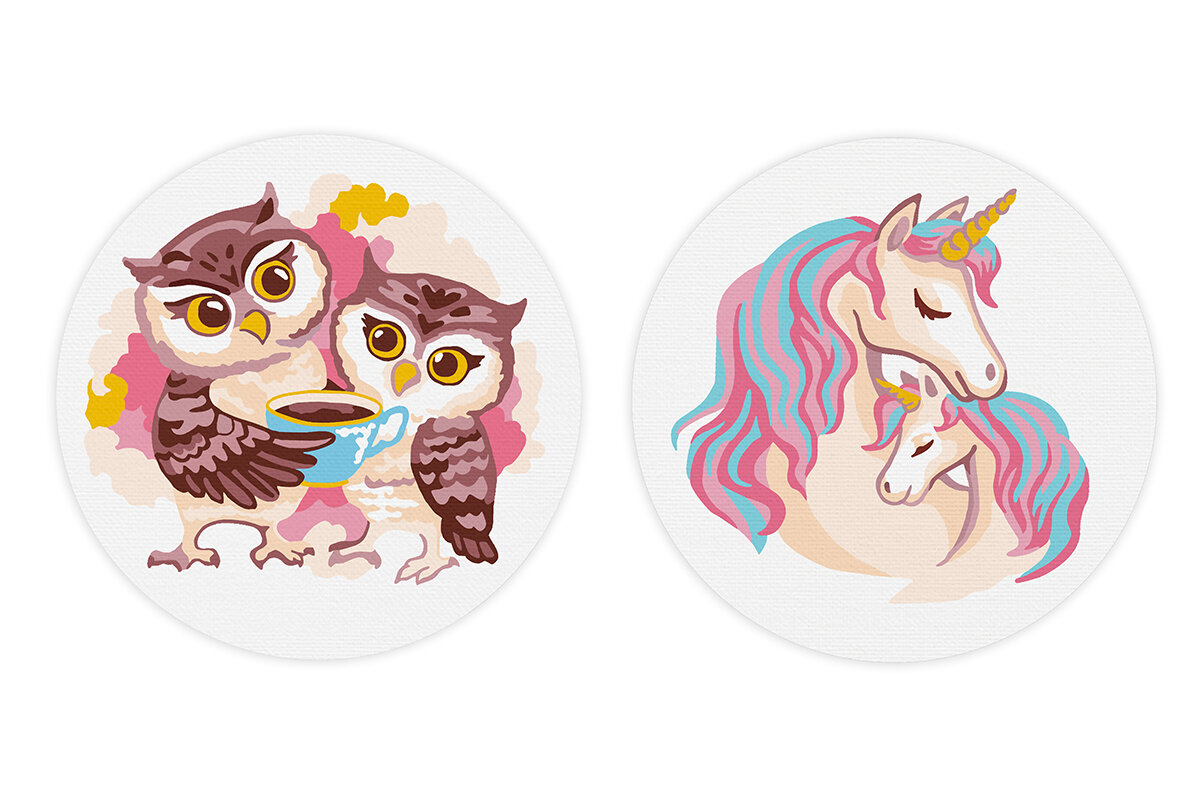 Фрея PNBM-003-LY16 Набор для раскрашивания по номерам на магните 9 х 9 см Любовь и забота