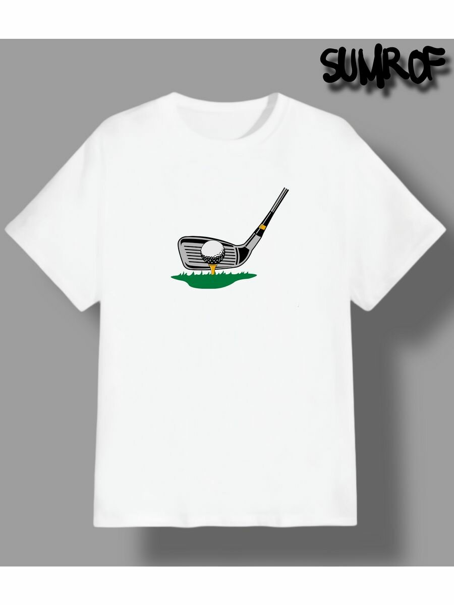 Футболка гольф golf клюшка