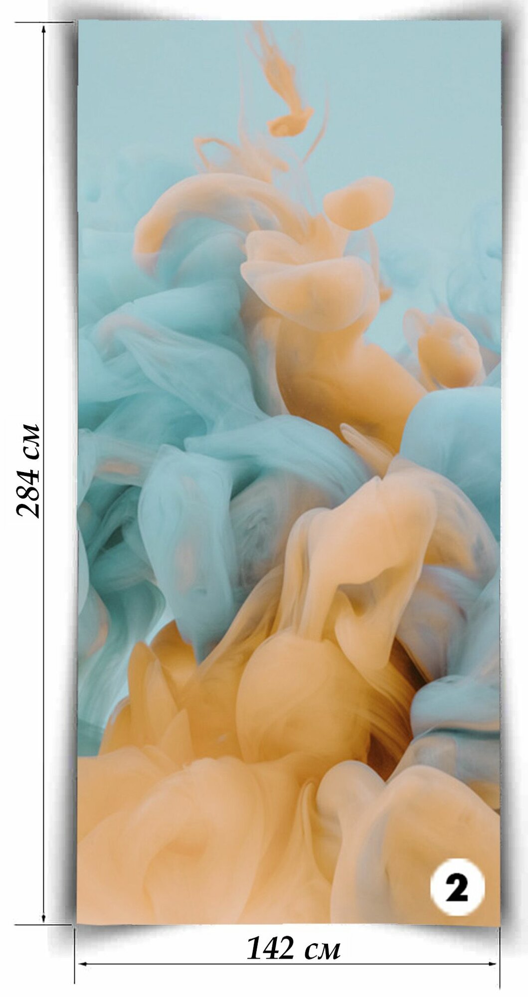 Мраморные обои Краски, лист 142х284 см, 4,033 кв. м, толщина 2 мм, подходит для наружной и внутренней отделки, экологичный, состоит из натуральной мраморной кроошки