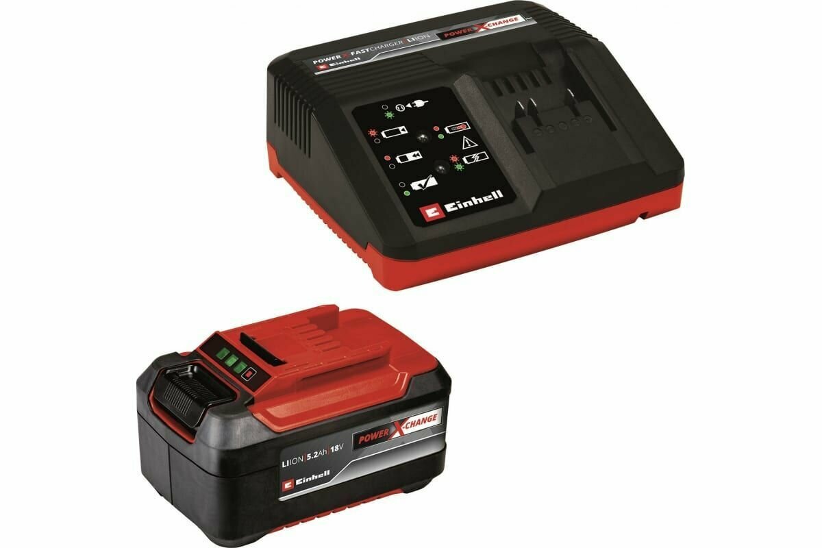 Устройство зарядное + аккумулятор Einhell PXC 5.2Ah & Fastcharger