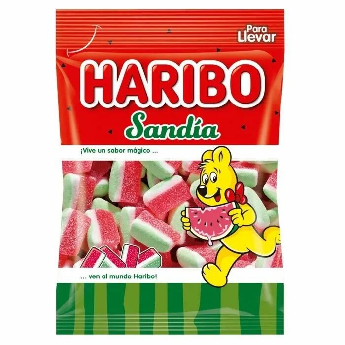 Haribo Жевательный мармелад, Арбуз Sandia, 90 гр