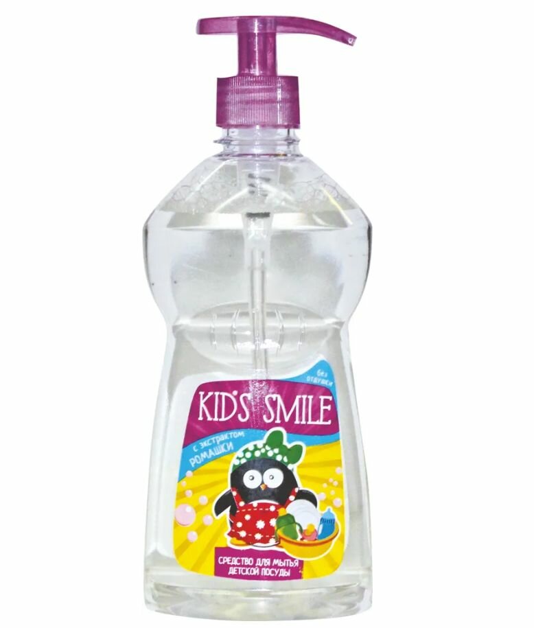 ROMAX Средство для мытья детской посуды Kids smile c экстрактом ромашки, 500 г