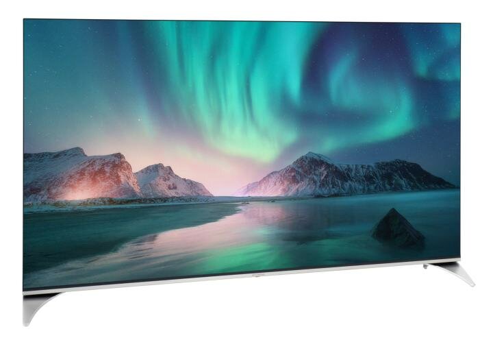 55" QLED ЖК телевизор Hyundai H-LED55QBU7500 (3840x2160, HDMI, LAN, WiFi, BT, USB, DVB-T2, SmartTV)