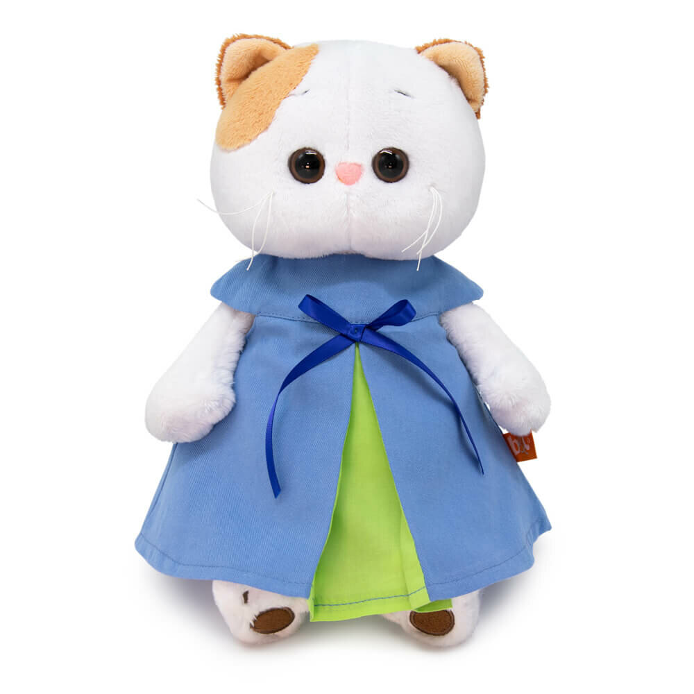 Мягкая игрушка BUDI BASA "Кошечка Ли-Ли", в голубом платье, 24 см