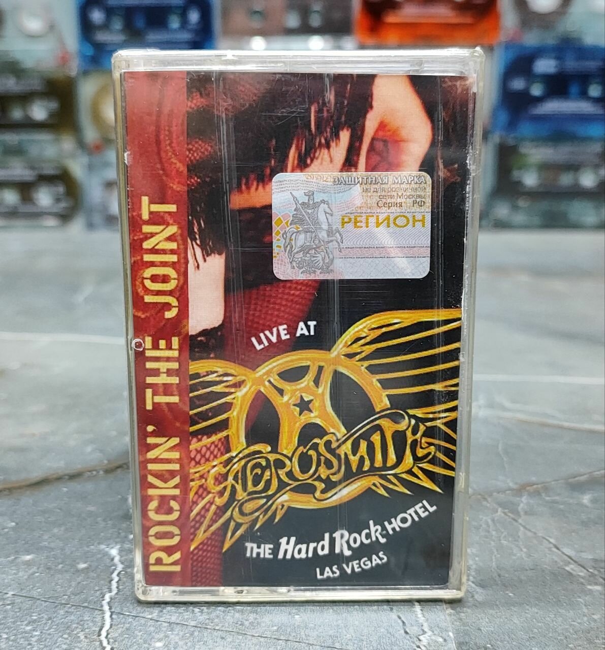 Aerosmith Rockin' The Joint, кассета, аудиокассета (МС), 2005.