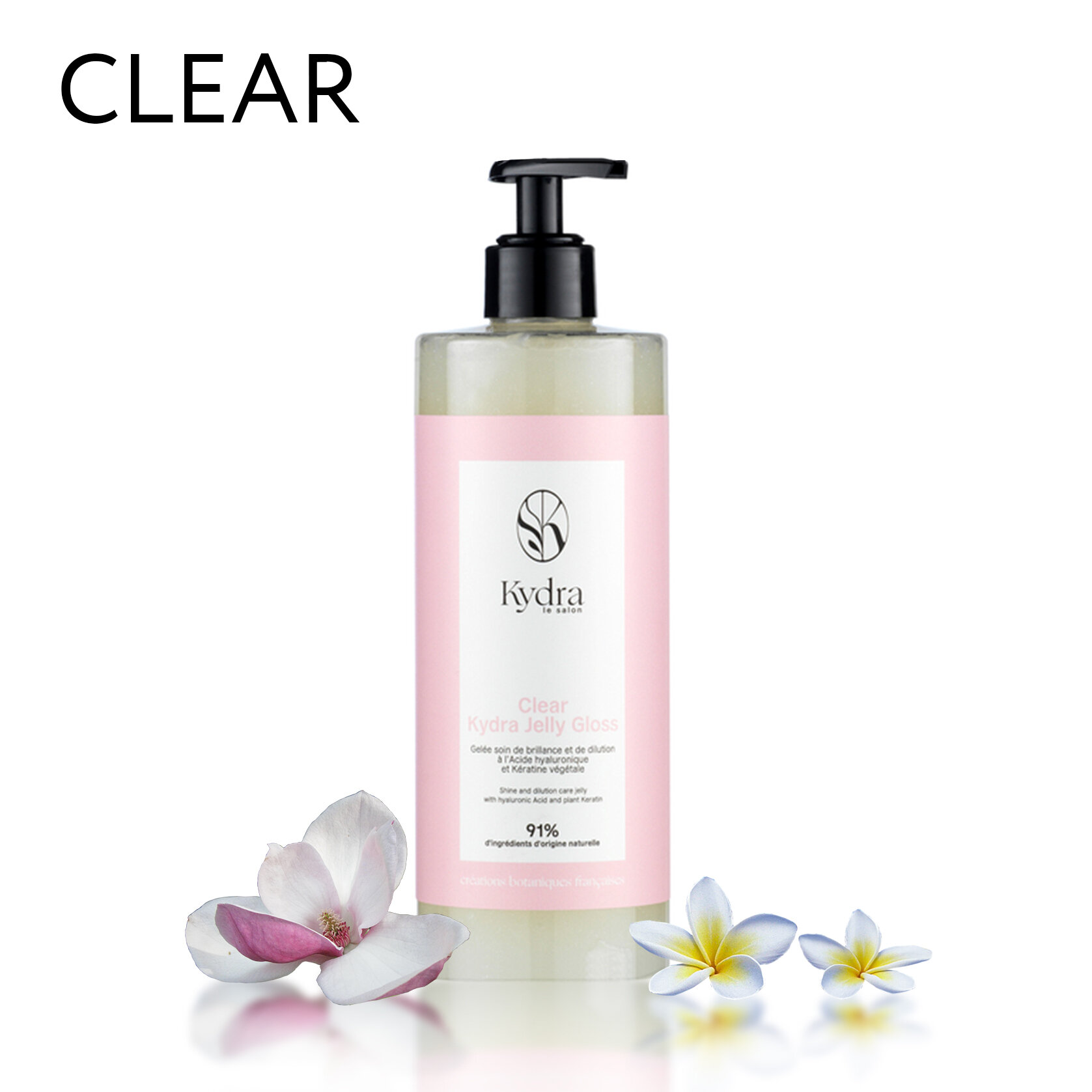 KYDRA Jelly Gloss Shine and Dilution Care Jelly (CLEAR)/ Прозрачный глосс-гель "Блеск и Уход", 400 мл