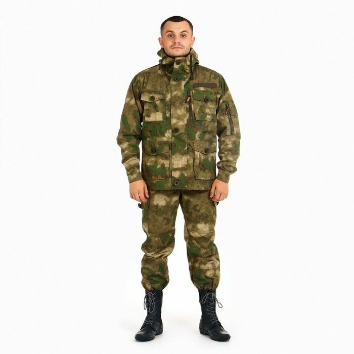 Костюм 'Сумрак' облака зеленый, ткань рип-стоп, р. 52-54, 170-176 см