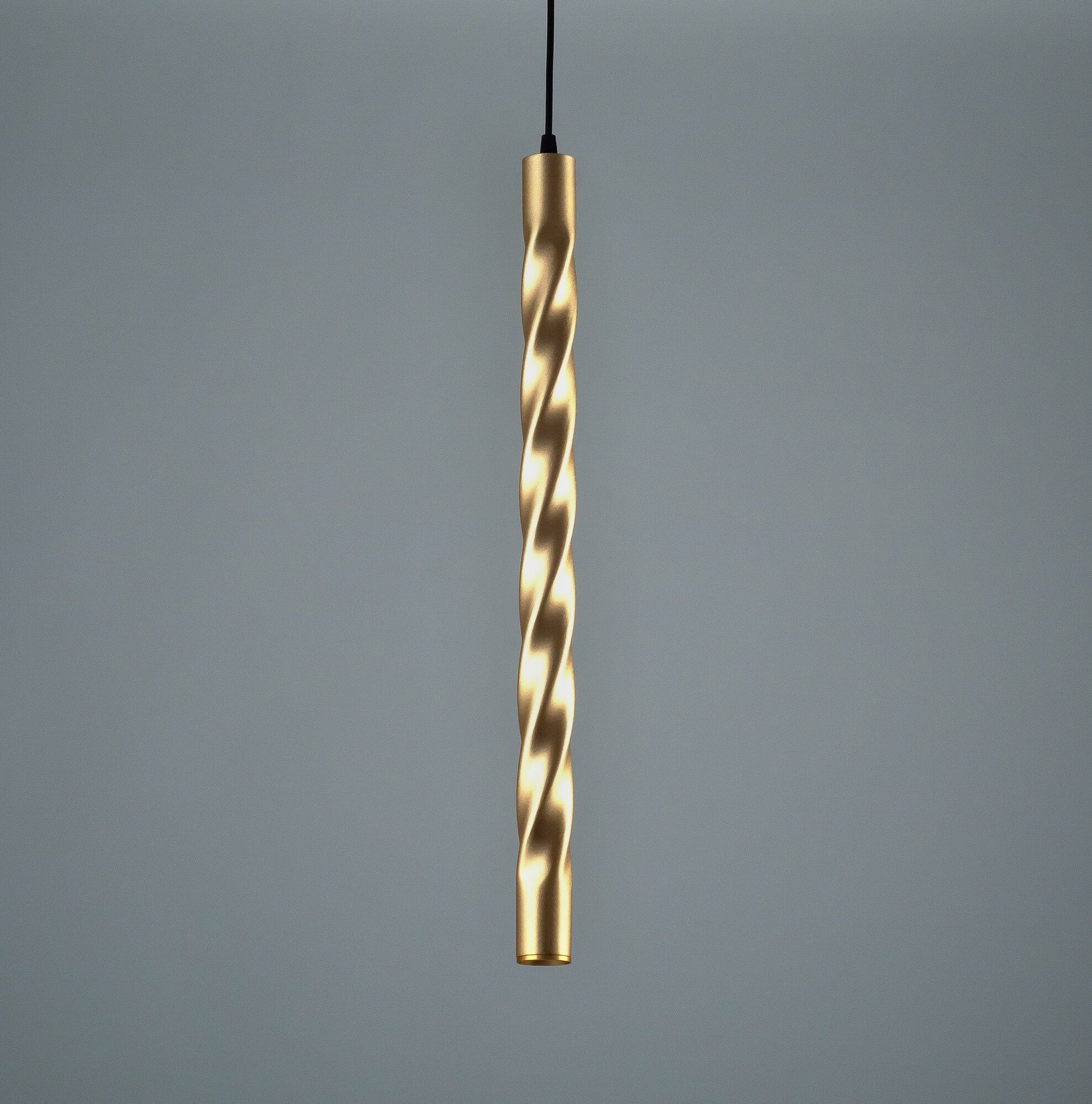 Светильник подвесной тонкий из металла LED 3Вт Thrill D4 золотой Blesslight