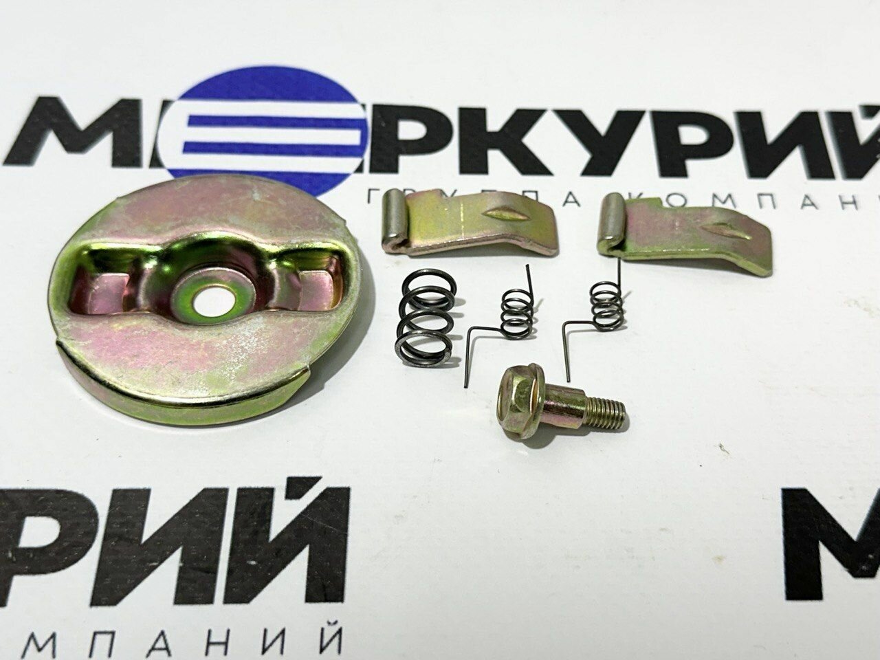 Собачки стартера в комплекте с крышкой пружины дв. 168F