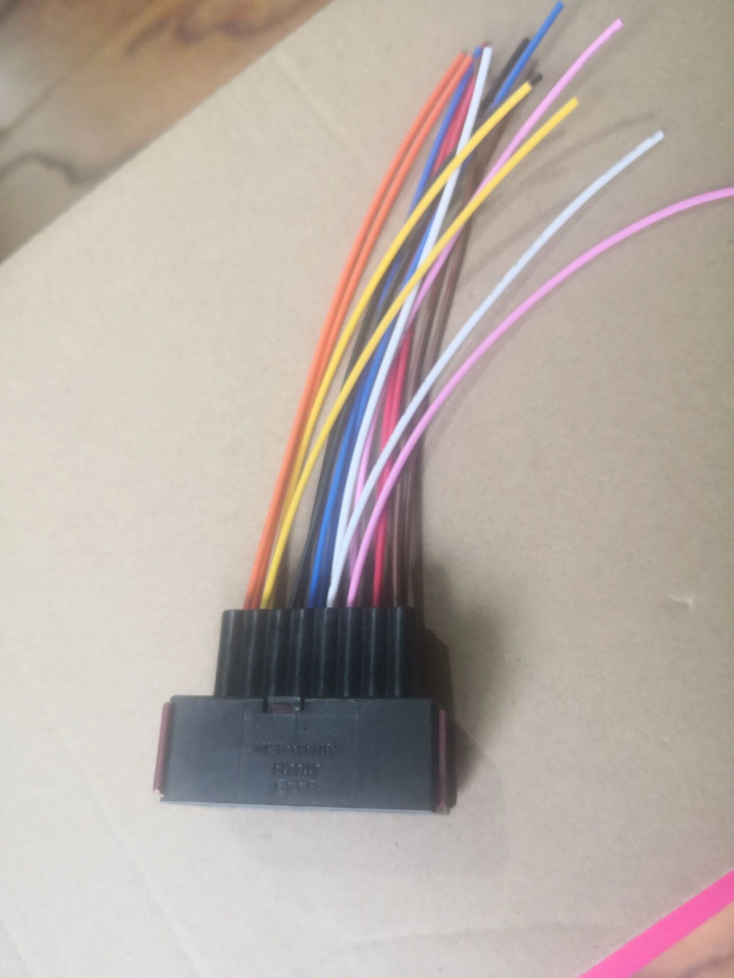 1/2/5/10 шт./лот 16 контактов/Way 16 P гнездовой Электрический разъем с 15-сантиметровым проводным кабелем для TE AMP Tyco 1-962358-1 SAAB 4114419 1pcs