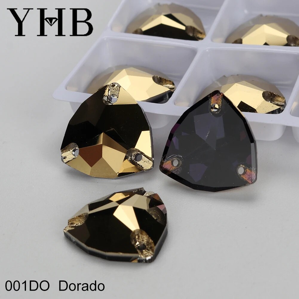 Стразы YHB Dorado 001DO, золотистые