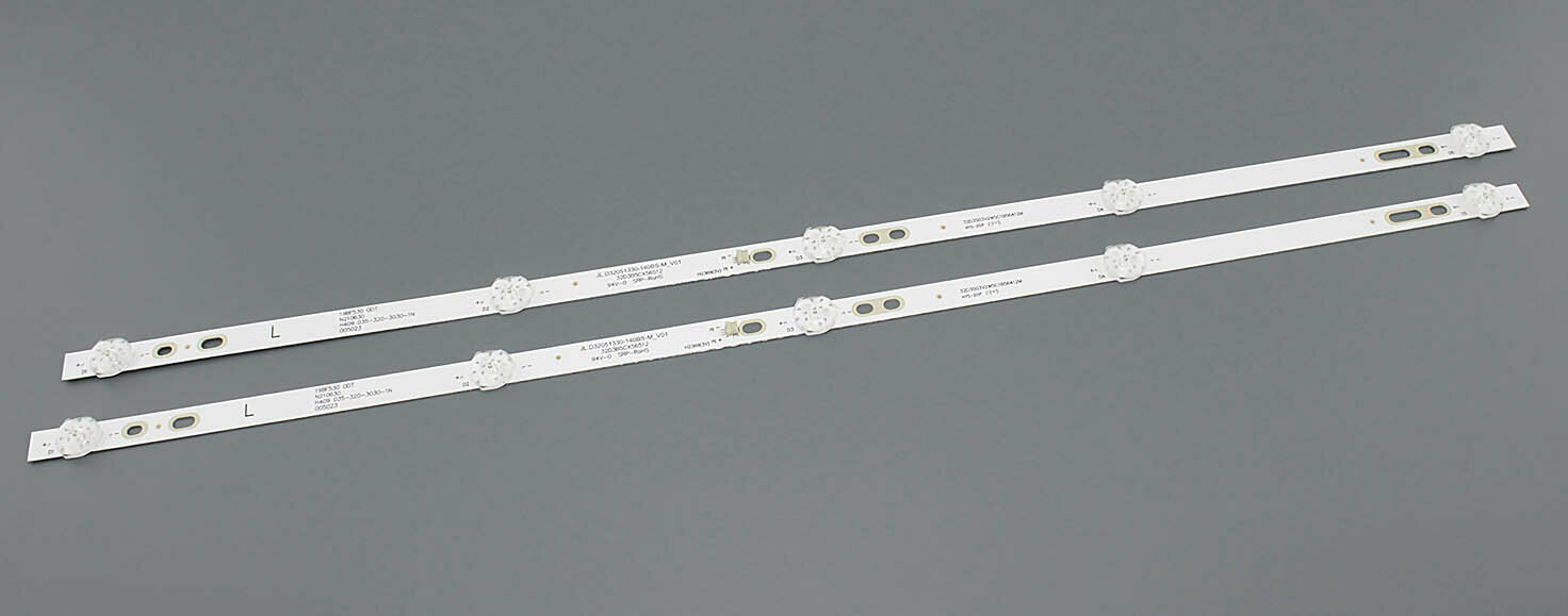 LED подсветка (светодиодная планка) для телевизора TV 32" L. D32051330-140BS-M, комплект 2 шт